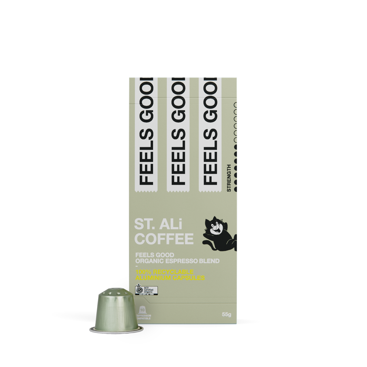 Feels Good | Organic Espresso Capsules | ST. ALi